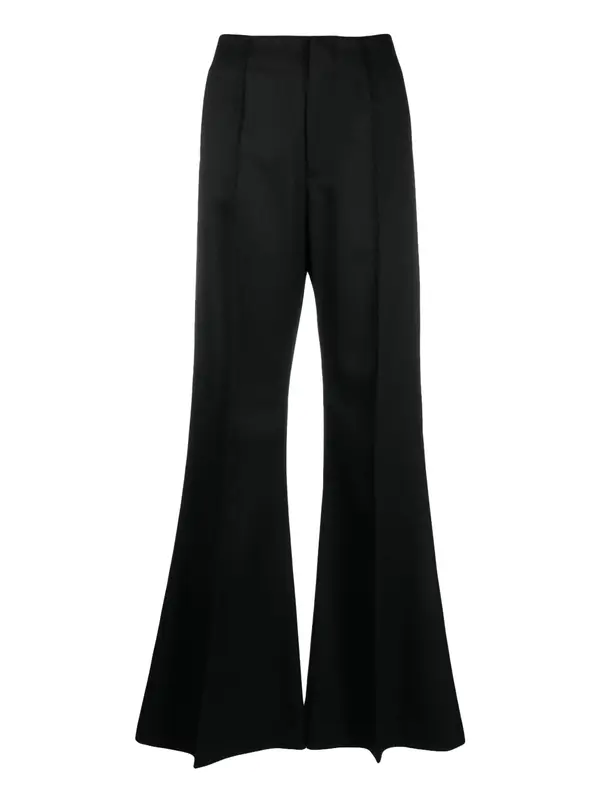Fabiana Filippi High-waisted Flared Trousers - Black