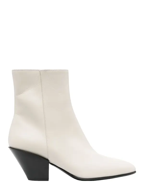 Roberto Festa Allyk 80mm Ankle Boots - White