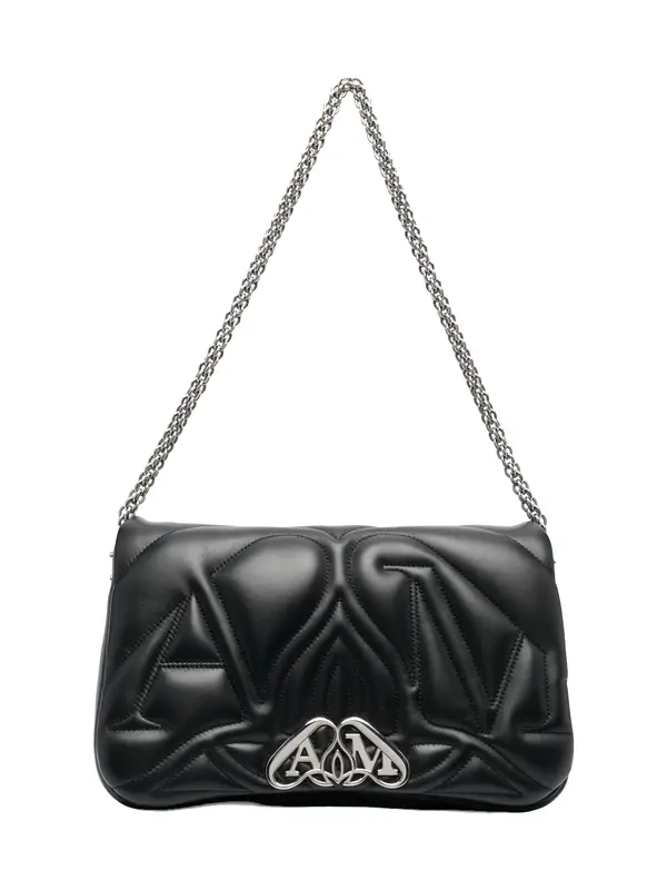 Alexander McQueen The Seal Shoulder Bag - Black