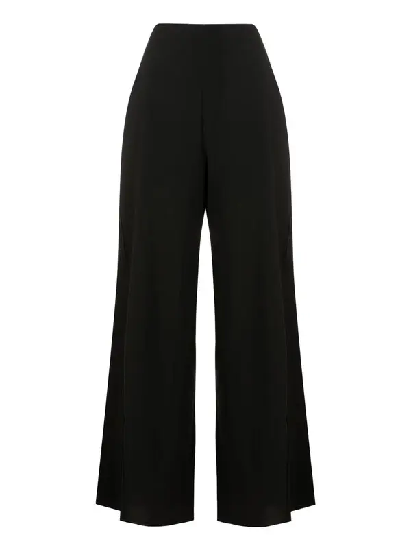 OSKLEN High-waisted Wide Leg Trousers - Black