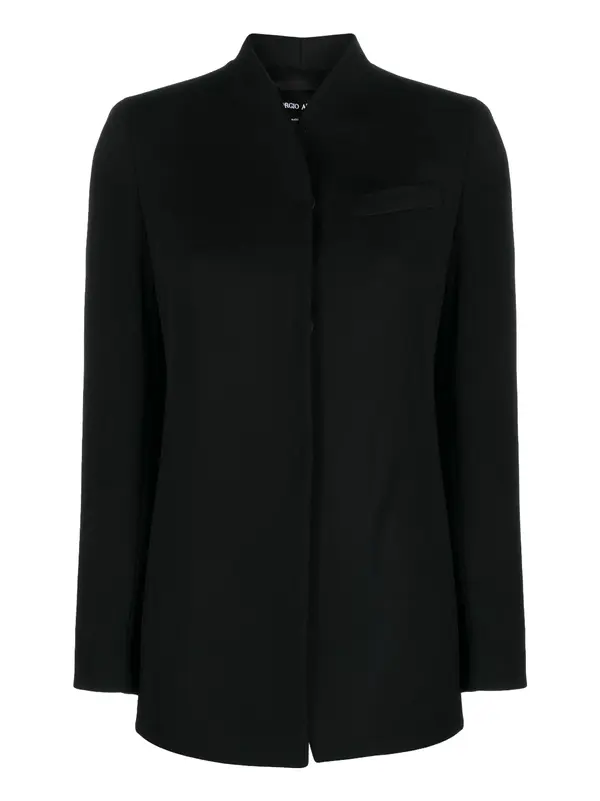 Giorgio Armani Single-breasted Blazer - Black