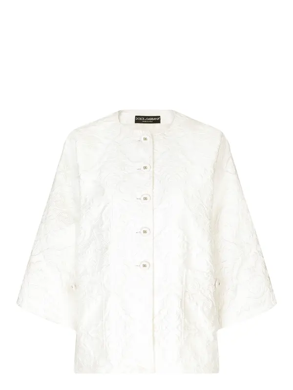 Dolce & Gabbana Brocade Jacket - White