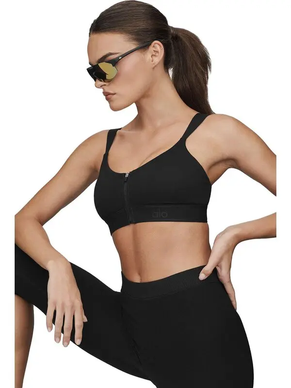 Alo Yoga Soft Molded Showcase Bra - Black