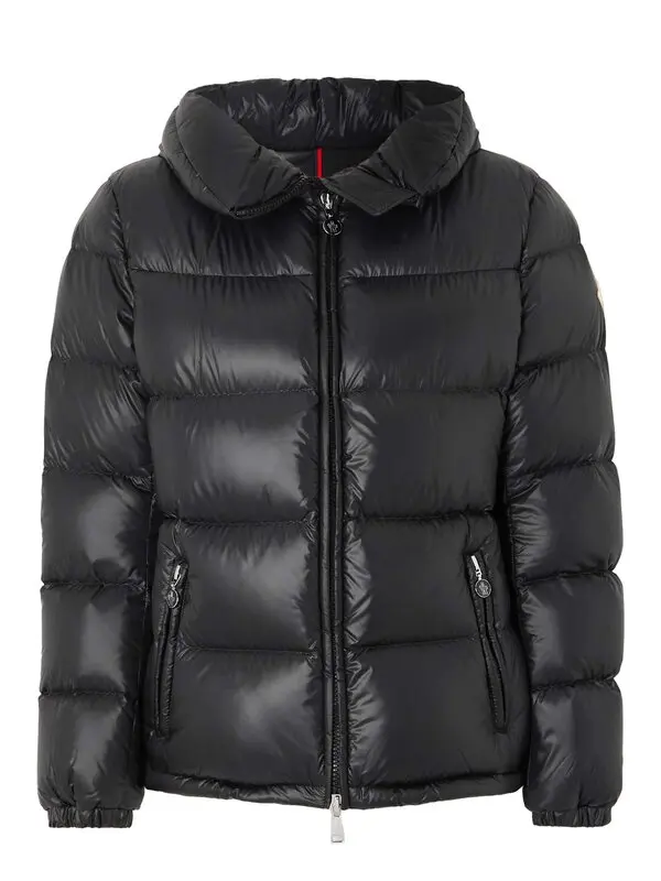 Moncler Douro Hooded Quilted Down Jacket - Black