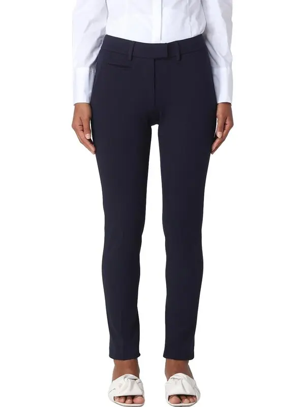 DONDUP Pants In Viscose Blend - Blue