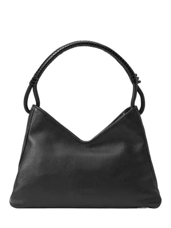 Staud Valerie Leather Shoulder Bag - Black