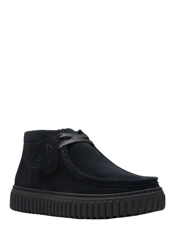 Clarks Torhill Hi Chukka Boot - Black Sde