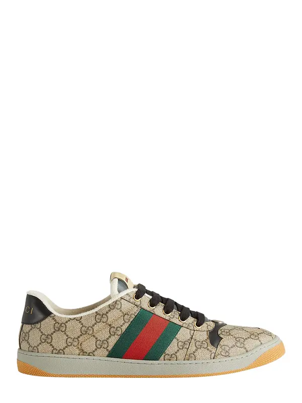 Gucci Screener Gg Canvas Sneakers - Beige