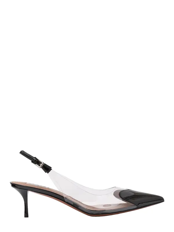 Alaïa Coeur Plexi Slingback Pumps - Noir
