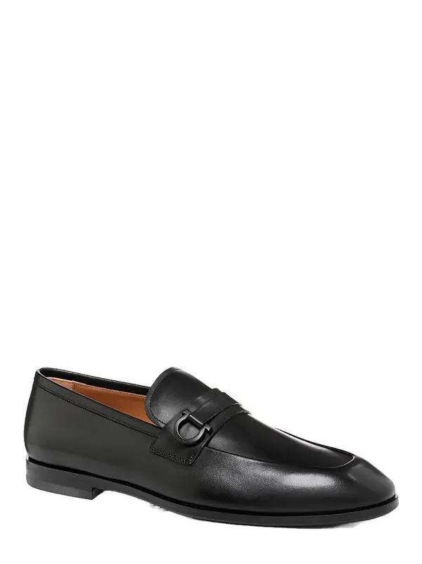 FERRAGAMO Florio Venice Loafers - Black