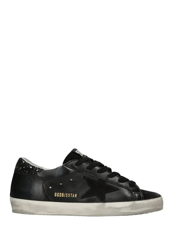 GOLDEN GOOSE Super-star Sneakers - Black