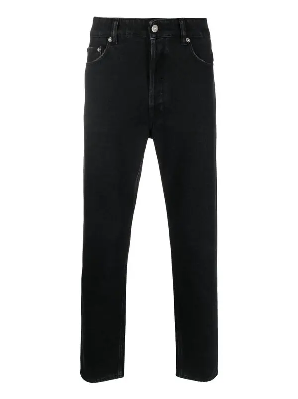 GOLDEN GOOSE Low-rise Straight-leg Jeans - Black
