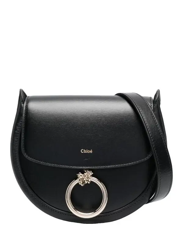 Chloé Arlene Leather Crossbody Bag - Black