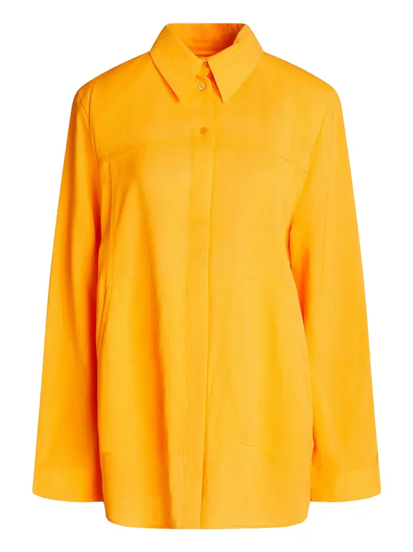 Jacquemus Passio Crepe Shirt - Orange