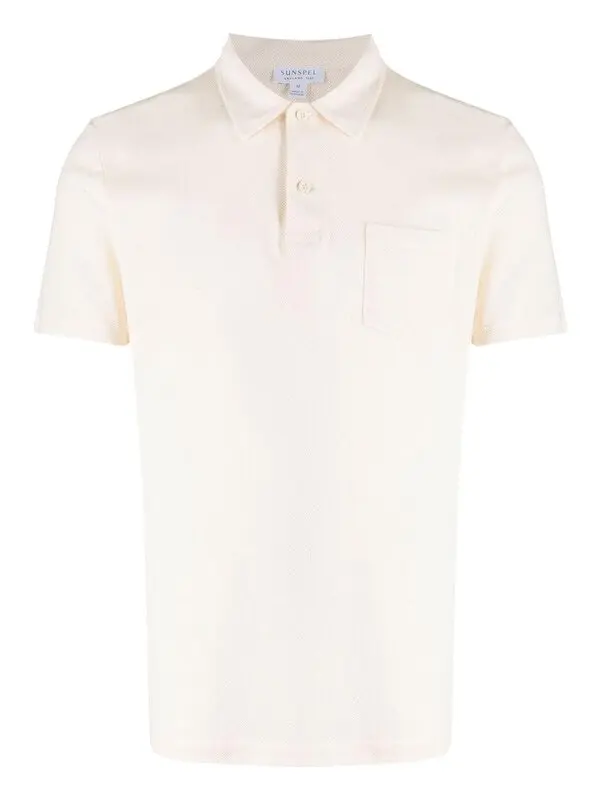 Sunspel Short-sleeves Cotton Polo Shirt - Neutrals
