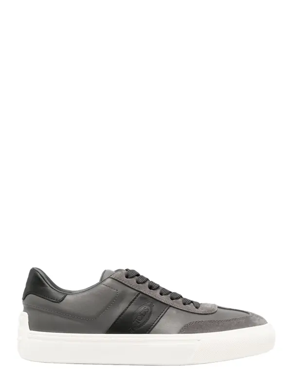 TOD'S Panelled Low-top Sneakers - Grey