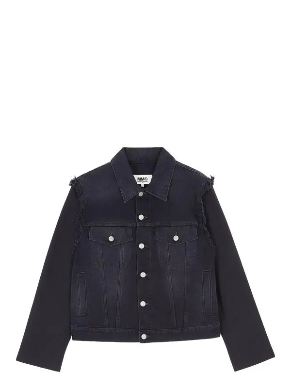 MAISON MARGIELA Distressed Denim Jacket - Black