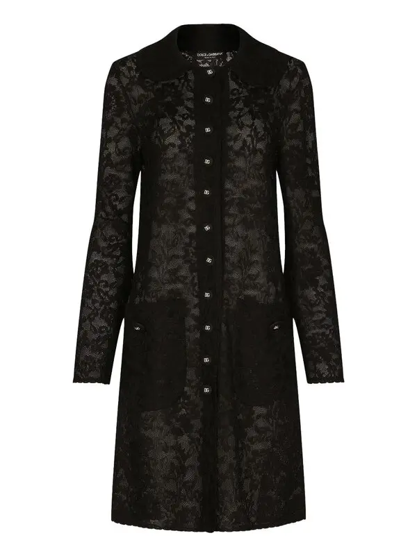 Dolce & Gabbana Lace Jacket - Black
