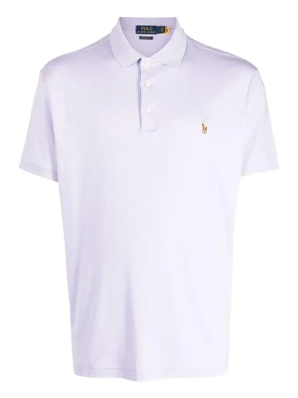 Polo Ralph Lauren Polo Pony Cotton Polo Shirt - Purple