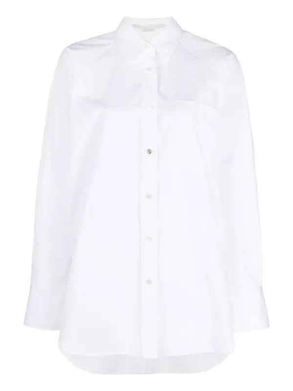 Stella McCartney Long-sleeve Cotton Shirt - White