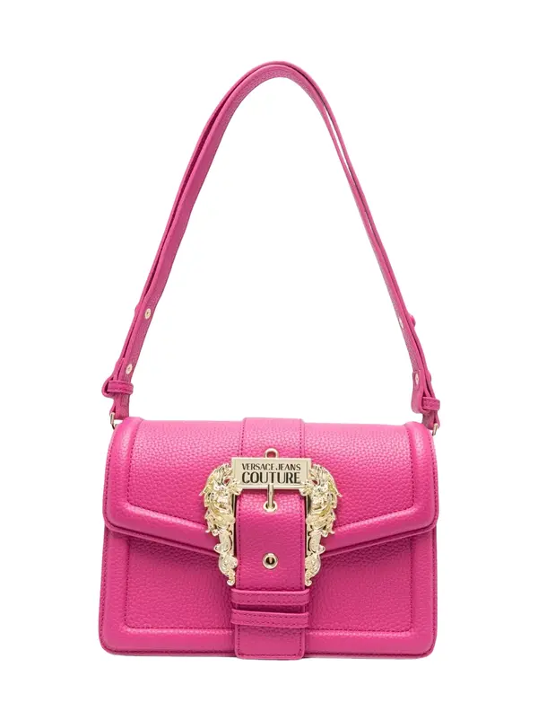 Versace Baroque-buckle Crossbody Bag - Pink