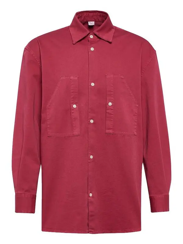 WINNIE N.Y.C Cotton Shirt - Red