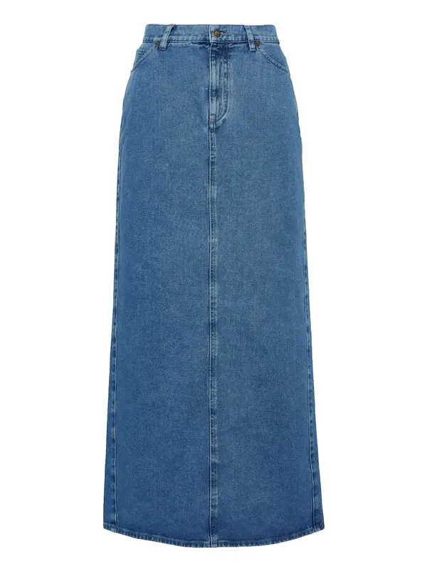 Giuseppe Di Morabito Denim Maxi Skirt - Blue