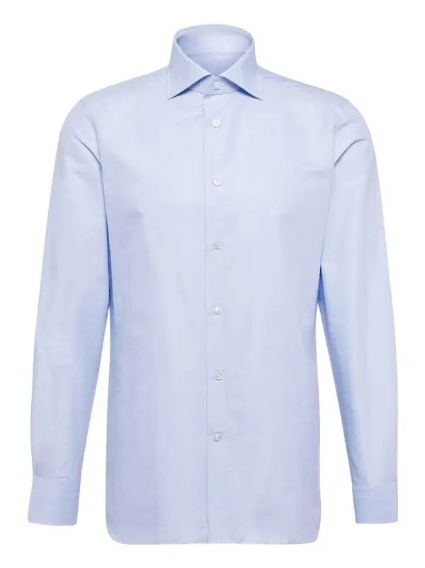 Zegna Cotton Shirt - Blue