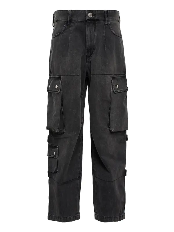 Isabel Marant Elore Cargo Pants - Black