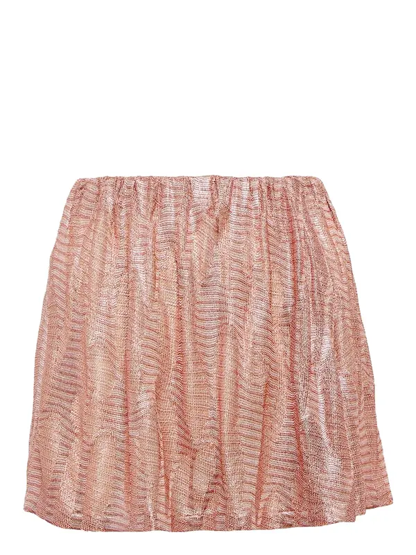 Missoni Jacquard Mini Skirt - Pink