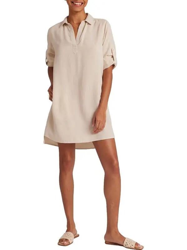 Bella Dahl A-line Shirt Dress - Cliffside