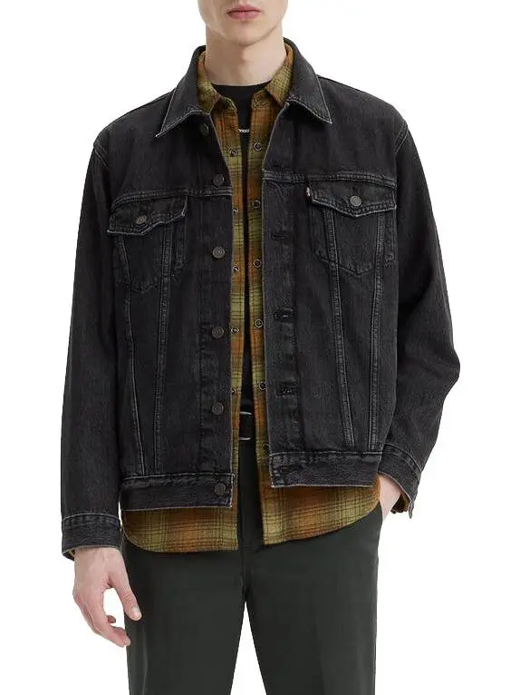 LEVI'S Relaxed Fit Denim Trucker Jacket - Superior