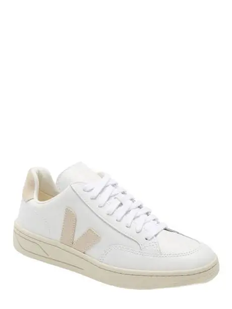 VEJA V-12 Leather Sneakers - Extra-white Sable