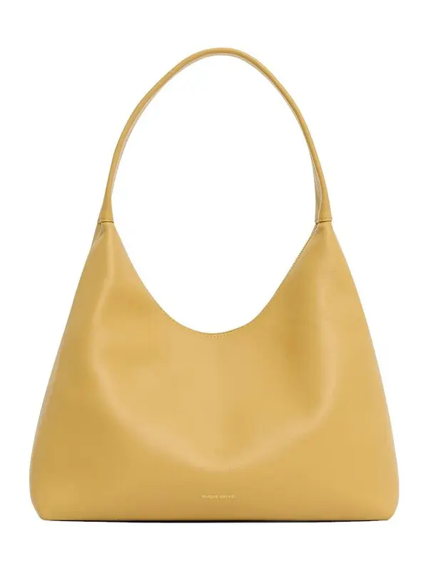MANSUR GAVRIEL Candy Pebbled Leather Hobo Bag - Paglia