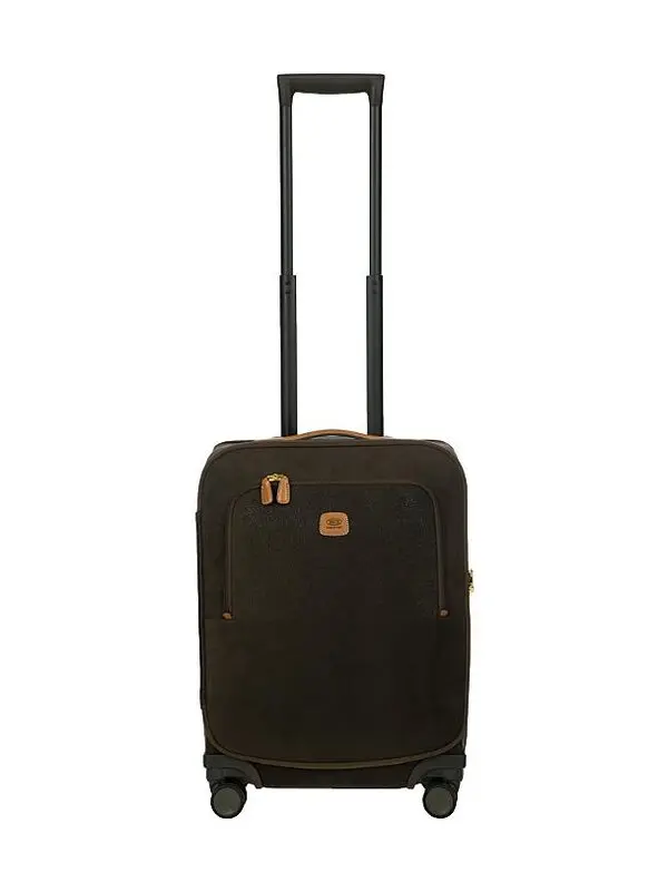 Bric'S Life Compound 21-inch Carry-on Spinner Suitcase - Olive