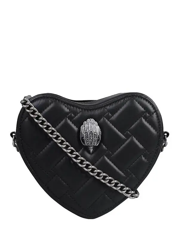Kurt Geiger Kensington Heart Crossbody Bag - Black