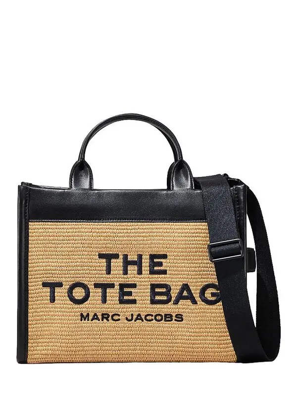 Marc Jacobs The Woven Tote Bag - Natural/matte Black