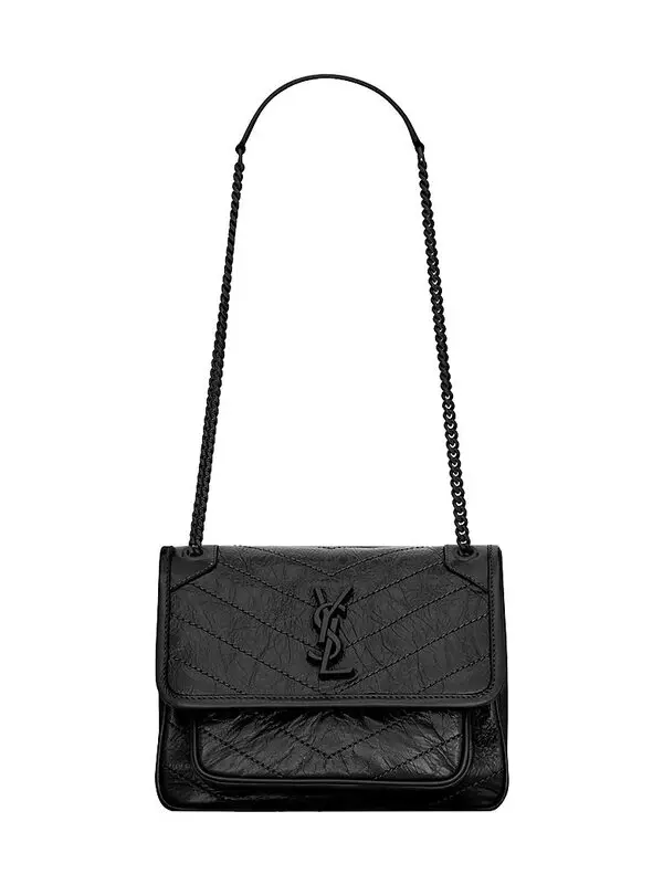 Saint Laurent Niki Shoulder Bag - Black