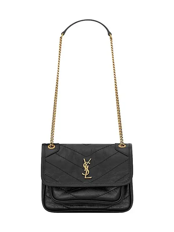 Saint Laurent Niki Shoulder Bag - Black