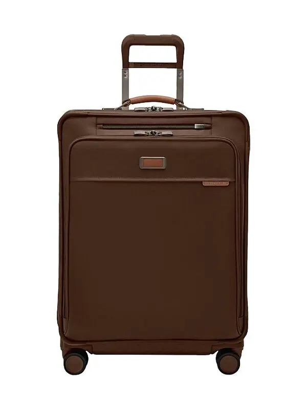 Briggs & Riley Medium Expandable Spinner Suitcase - Chocolate