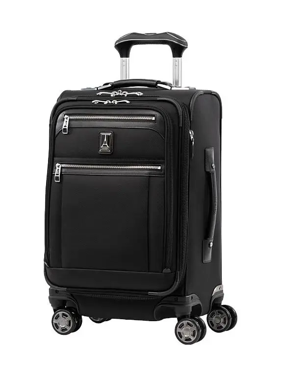 TRAVELPRO Platinum Elite 20-inch Expandable Business Plus Carry On Spinner - Shadow Black