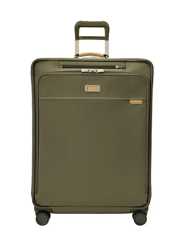 Briggs & Riley Baseline Large Expandable Spinner Suitcase - Olive