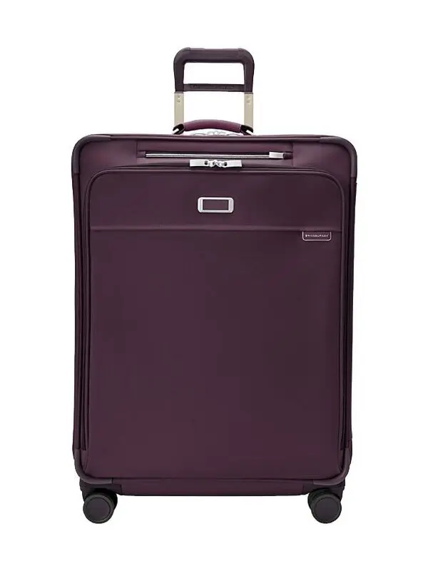 Briggs & Riley Baseline Large Expandable Spinner Suitcase - Plum