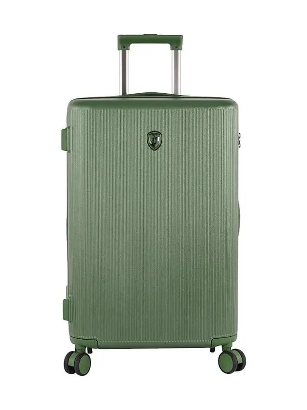 HEYS Earth Tones Medium Upright Spinner Suitcase - Moss