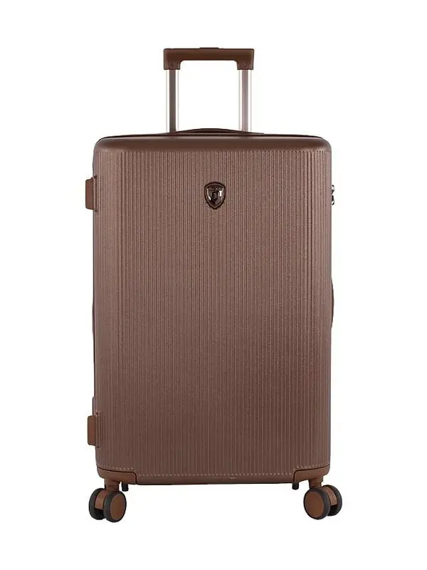 HEYS Earth Tones Medium Upright Spinner Suitcase - Umber