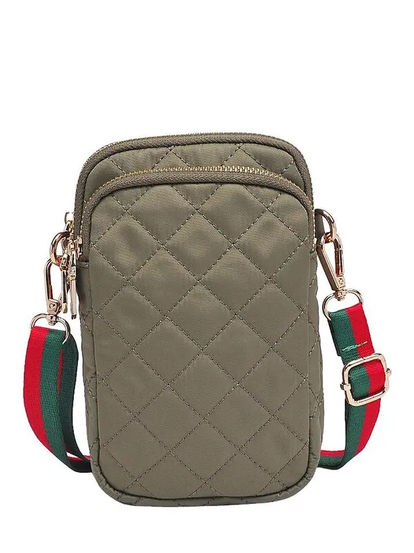 SOL AND SELENE Divide & Conquer Quilted Crossbody - Sage