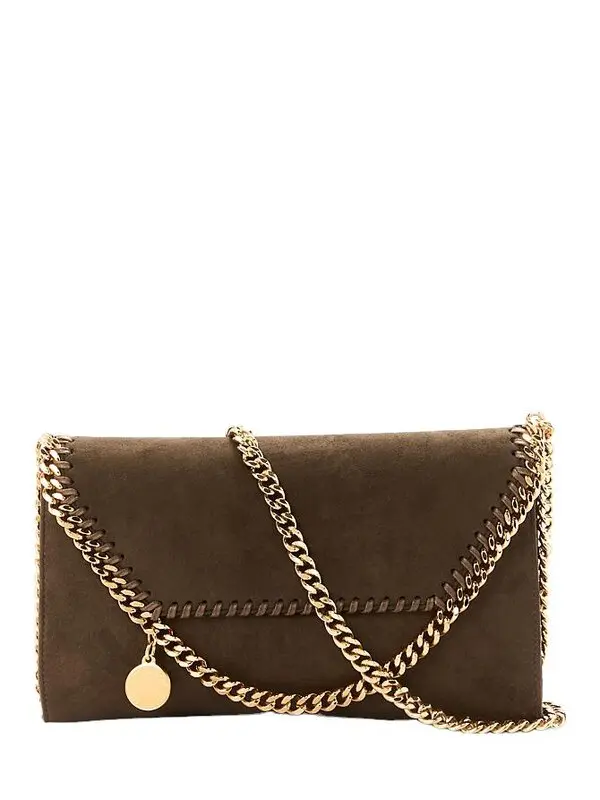 Stella McCartney Falabella Mini Crossbody Bag - Moka