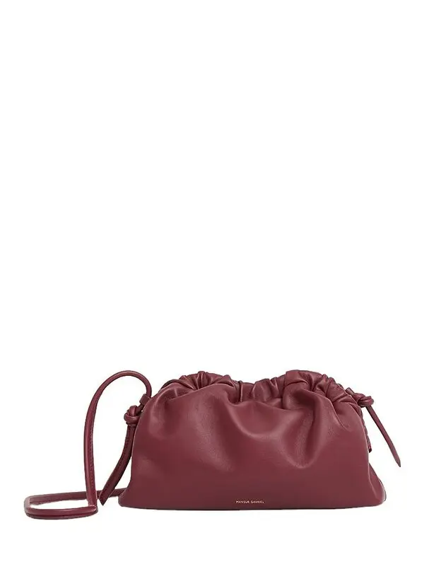 MANSUR GAVRIEL Mini Cloud Clutch - Oxblood