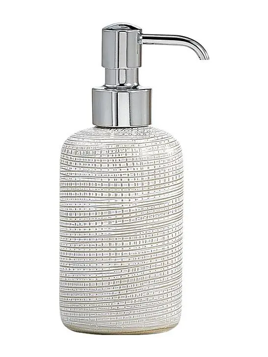 LABRAZEL Woven Pump Dispenser - Platinum/ivory