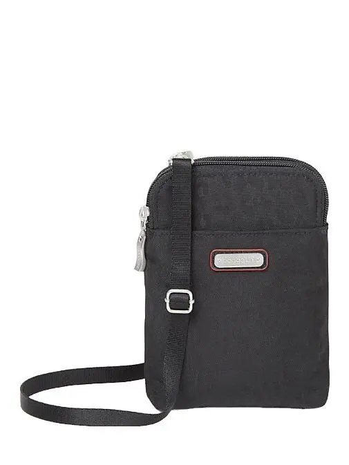 BAGGALLINI Take Two Rfid Bryant Crossbody - Black Cheetah